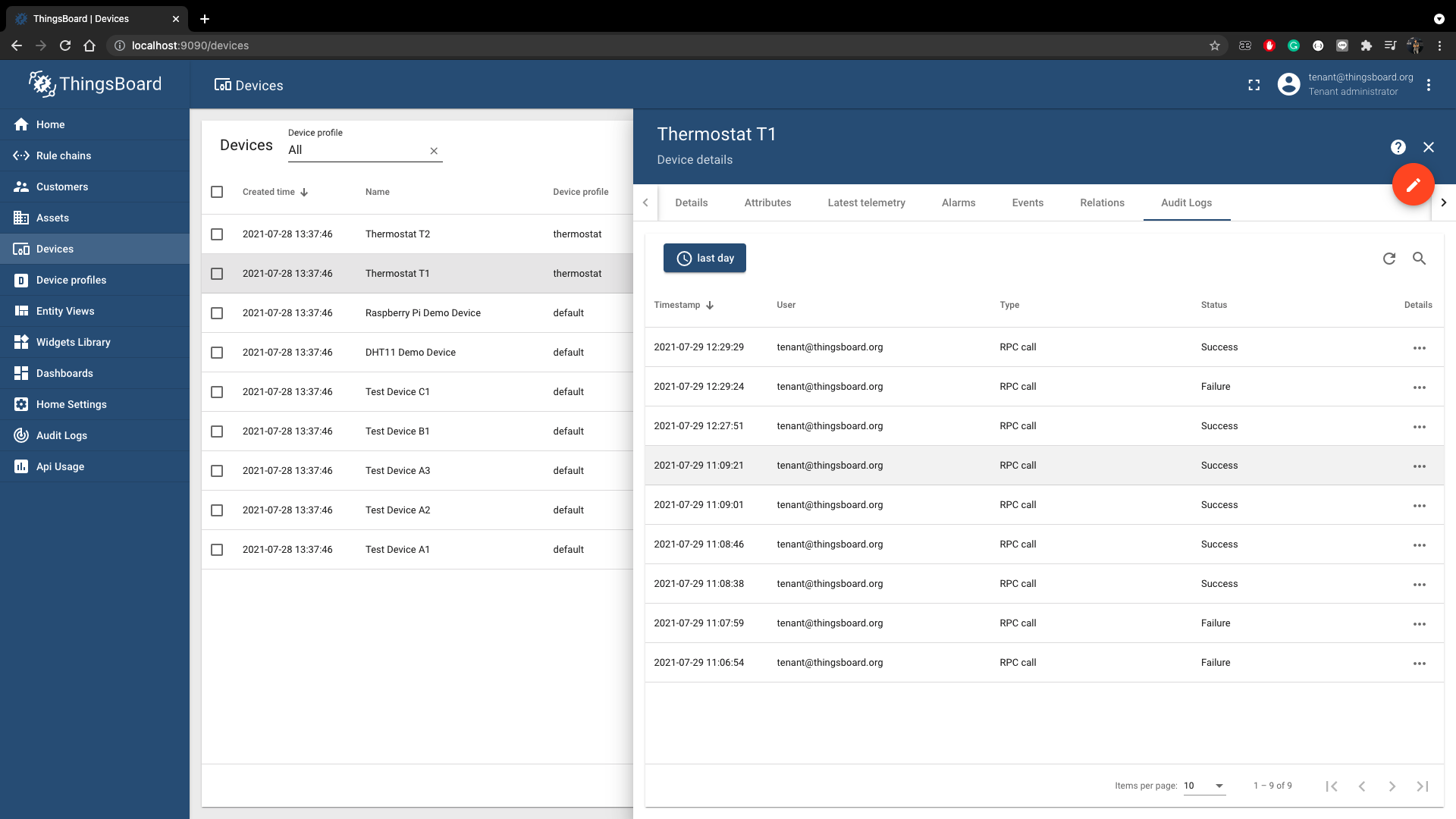 [Thingsboard] ควบคุมอุปกรณ์ผ่าน REST API - Thanapon